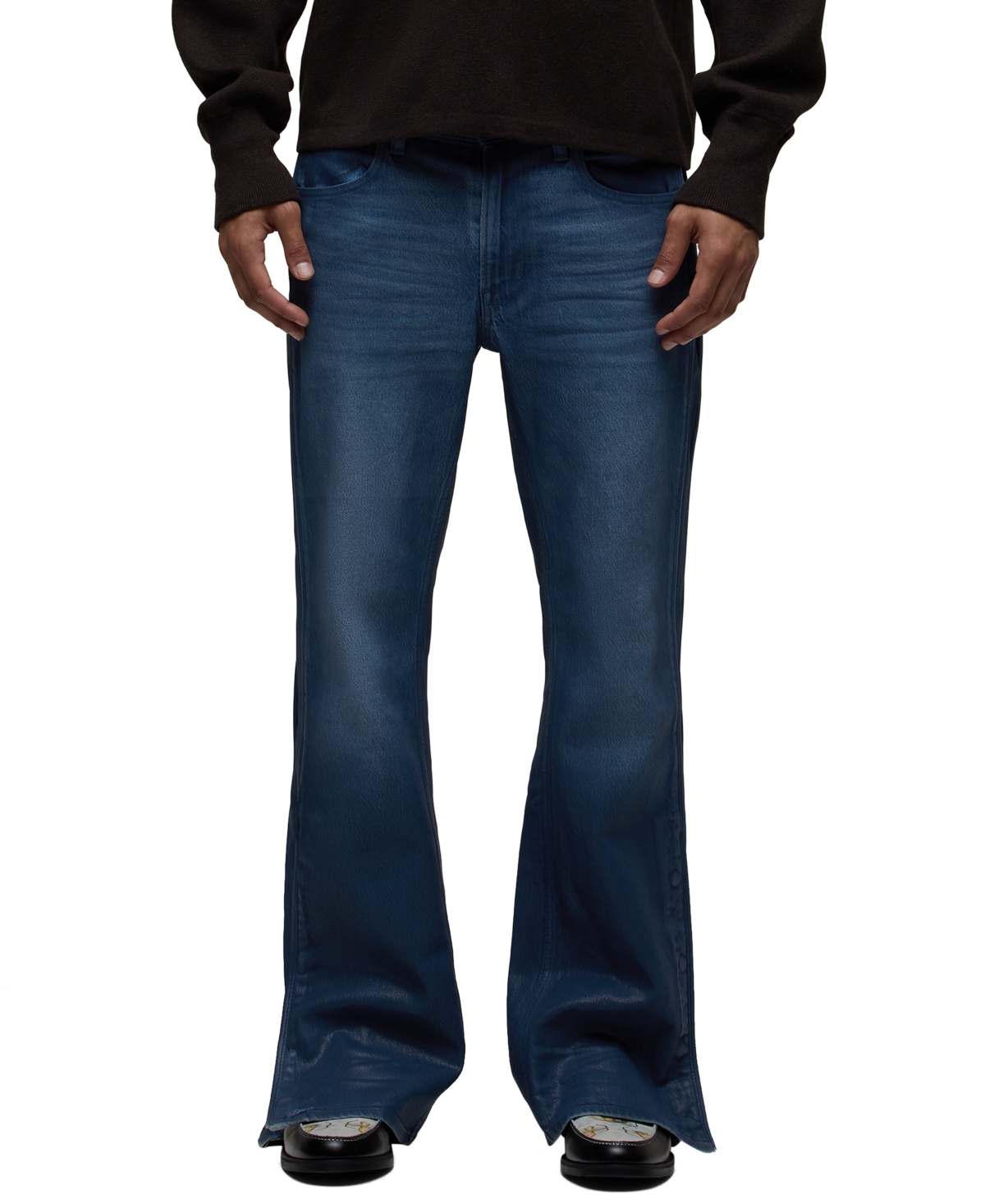 Click here for Hudson Jeans Mens Walker Track Zip-Fly Bootcut Jea... prices