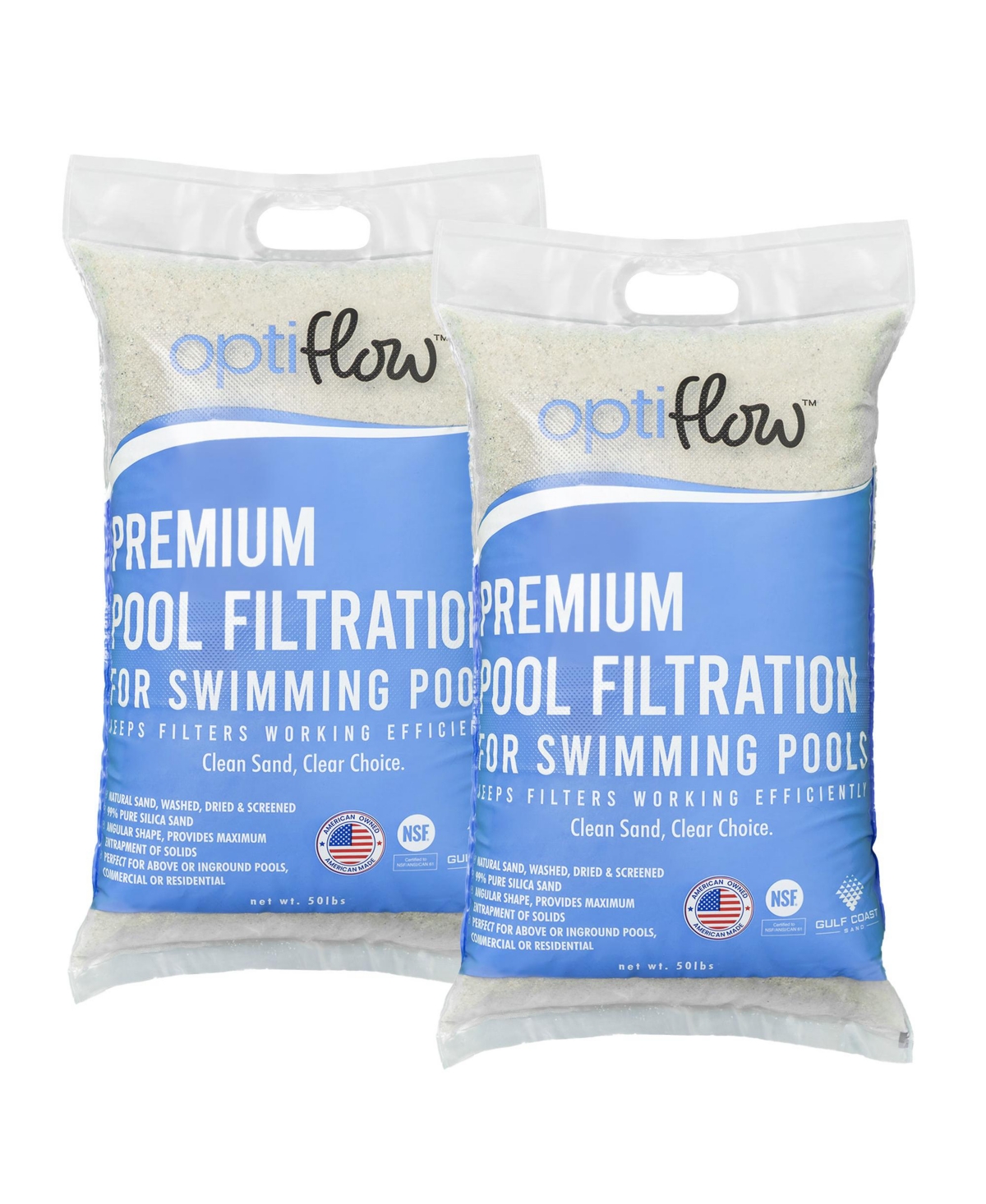 Click here for OptiFlow 50Lb Premium Pool Filtration Angular Sand... prices