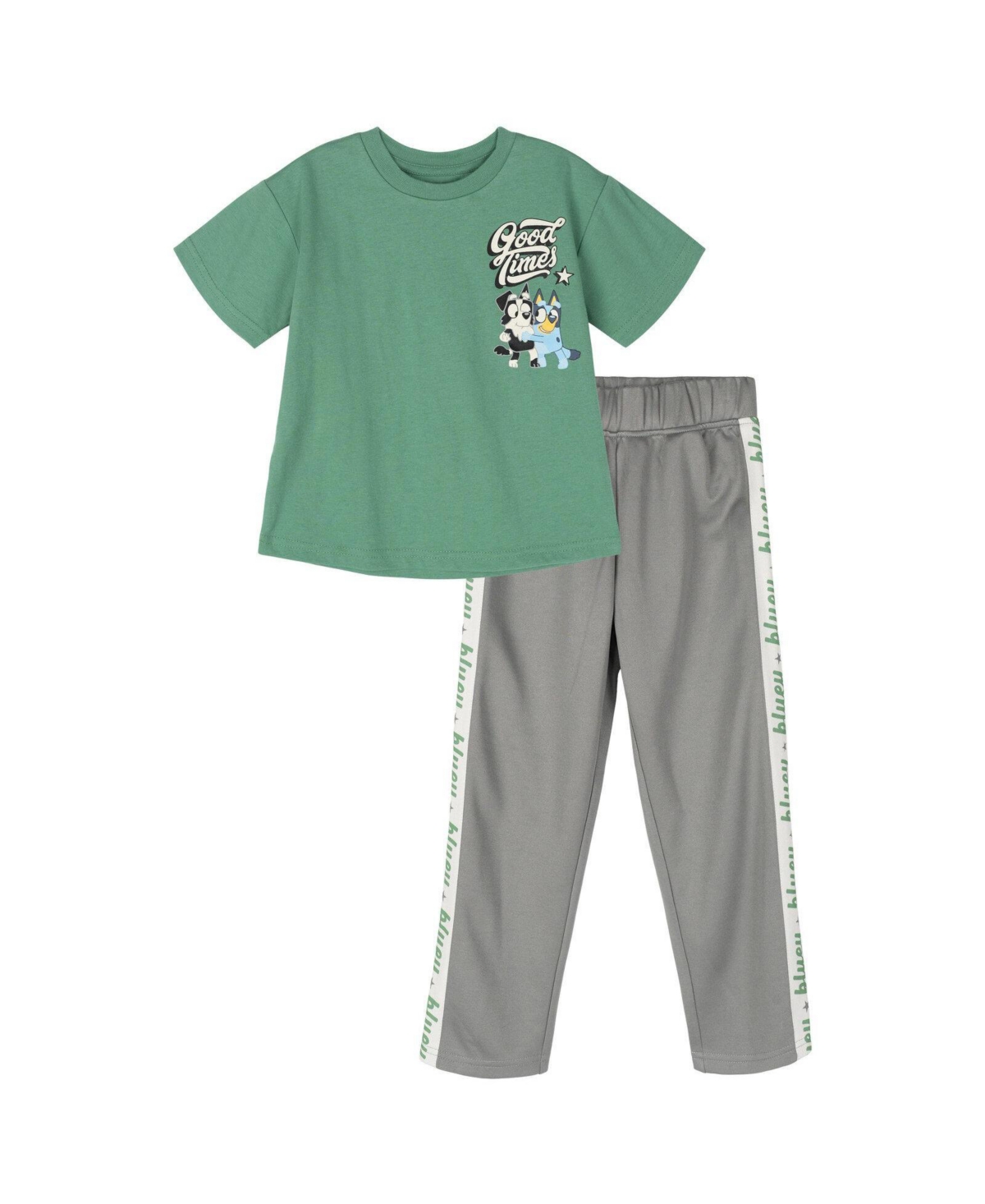 Click here for Bluey Toddler Boys 2T- 4T Athletic 2-Piece Tee and... prices