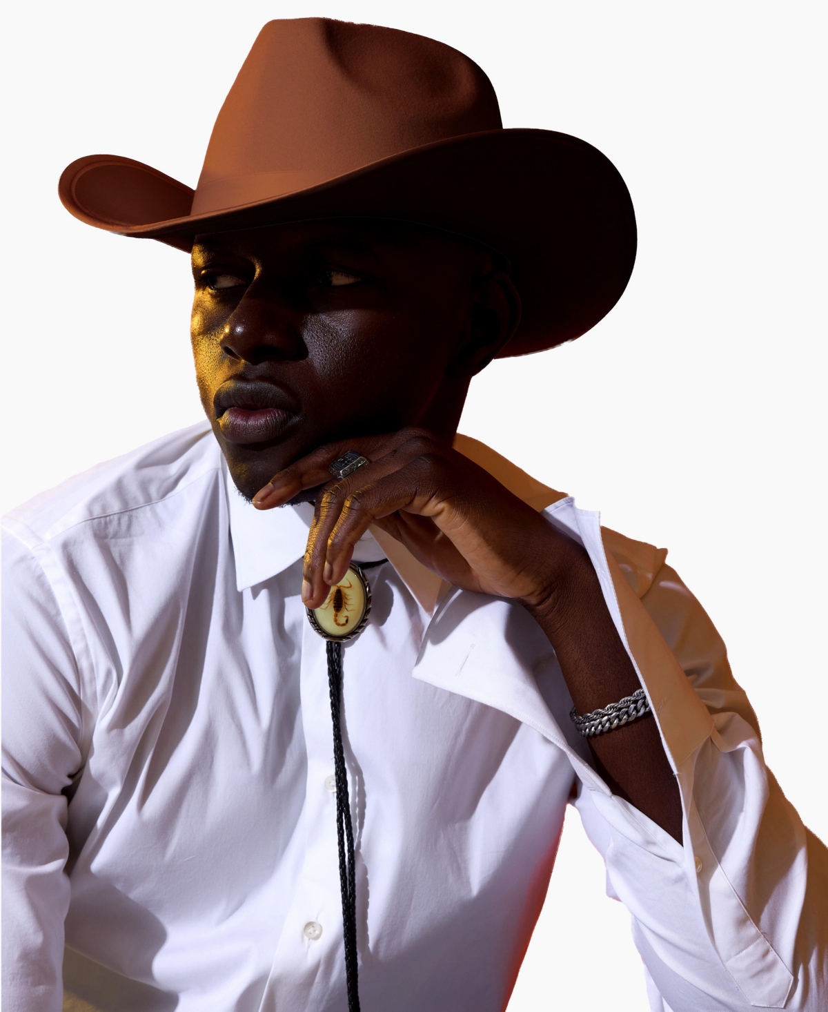 Click here for Kin Apparel Unisex Satin Lined Cowboy Hat - Dark b... prices