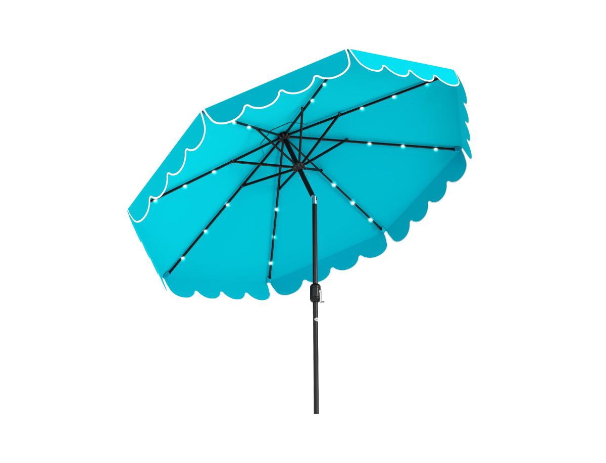 Click here for Clihome Solar Patio Umbrella with 24 Led Lights -... prices