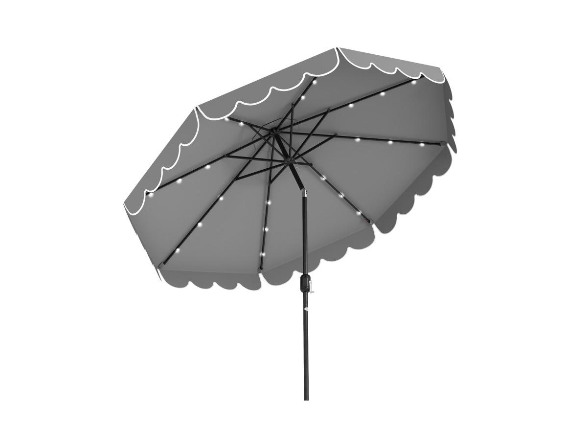Click here for Clihome Solar Patio Umbrella with 24 Led Lights -... prices