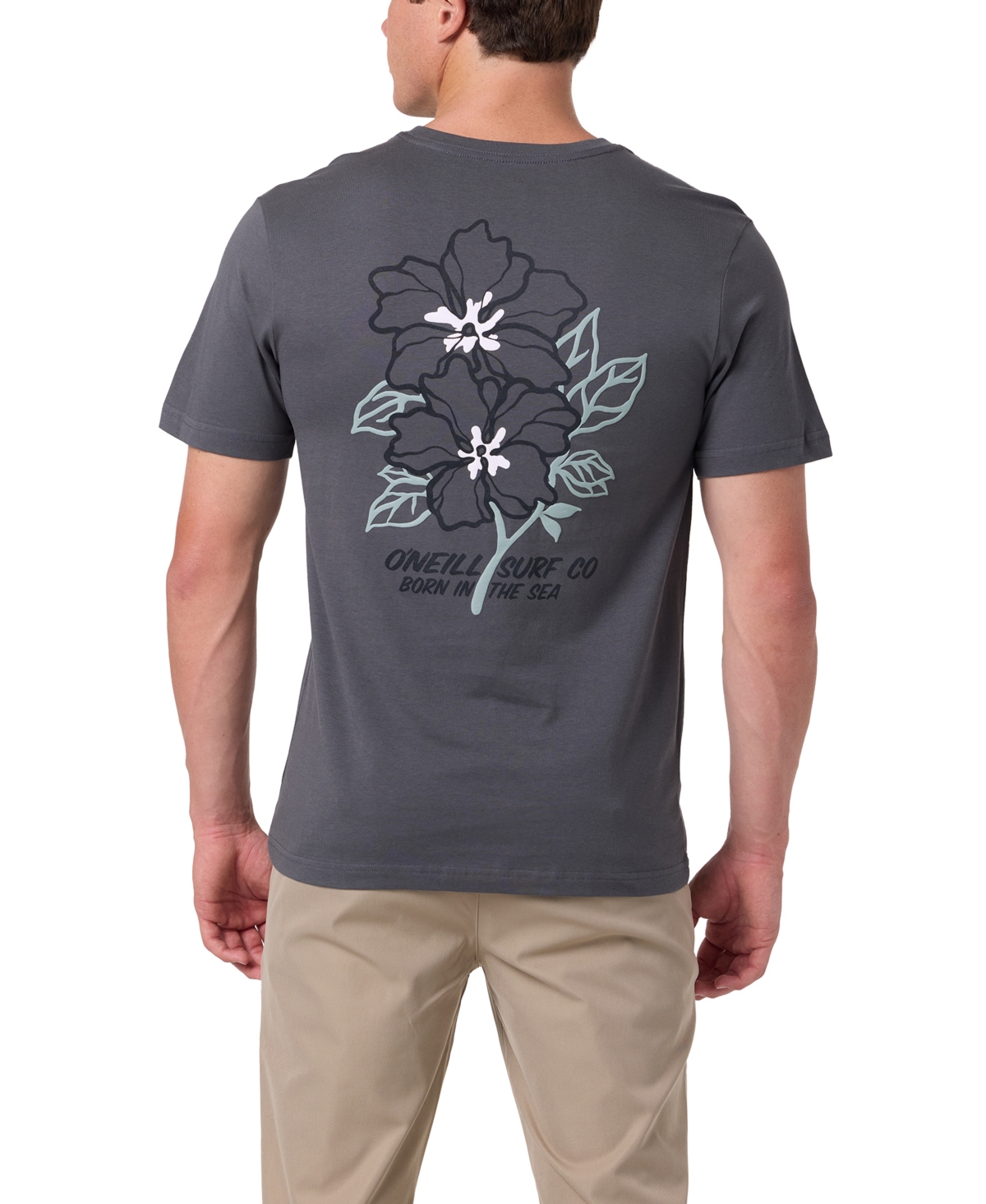 Click here for ONeill Mens Tropical Floral Graphic T-Shirt - Dark... prices