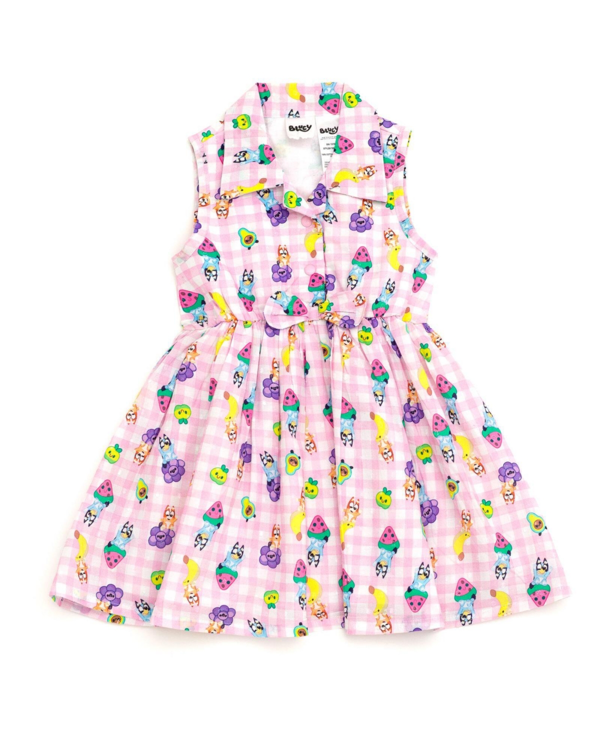 Click here for Bluey Girls (5-10) Sleeveless Flare Dress - Pink b... prices