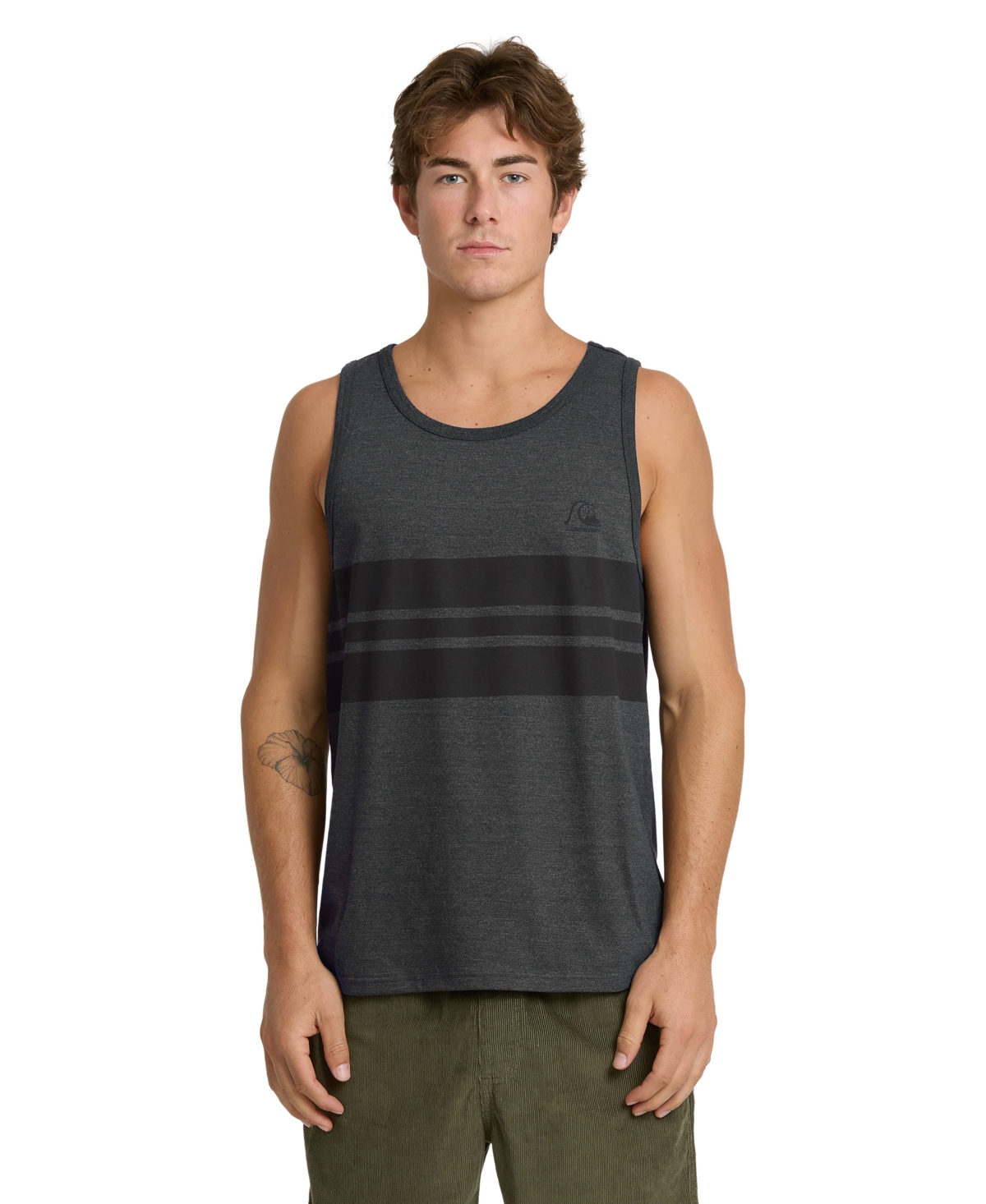 Click here for Quiksilver Mens Original Striped Cotton Tank Top -... prices