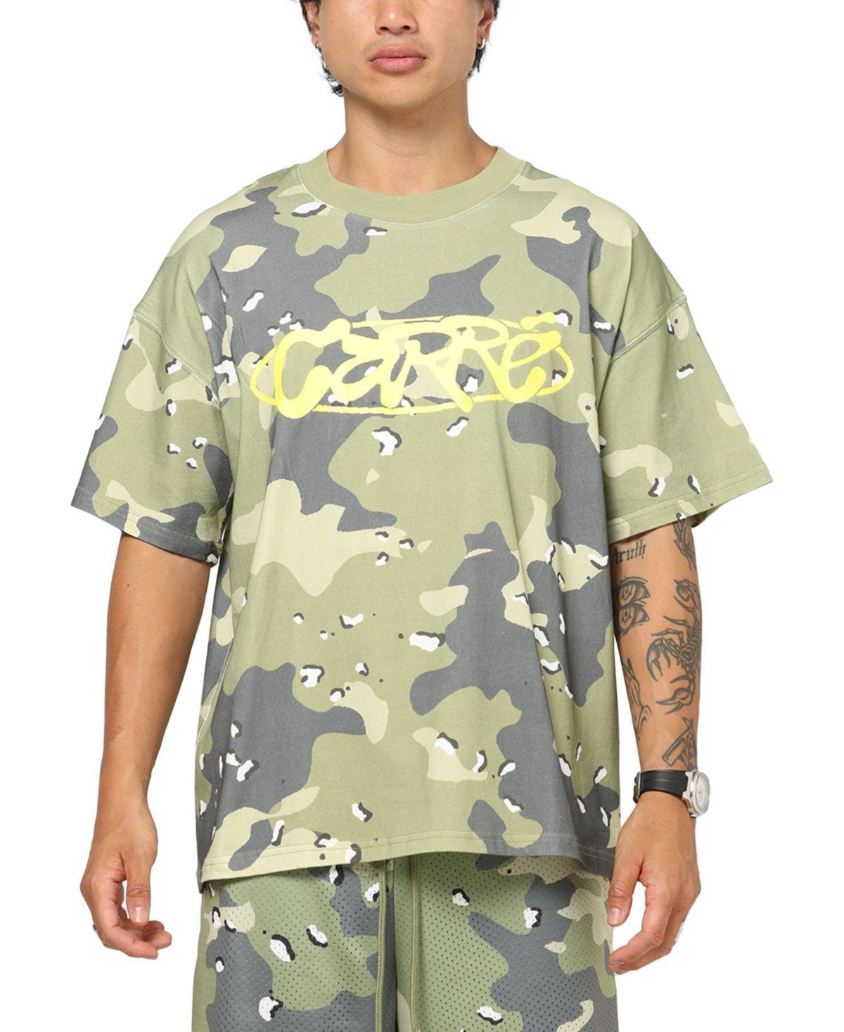 Click here for Carre Mens Field Issue T-Shirt - Green prices