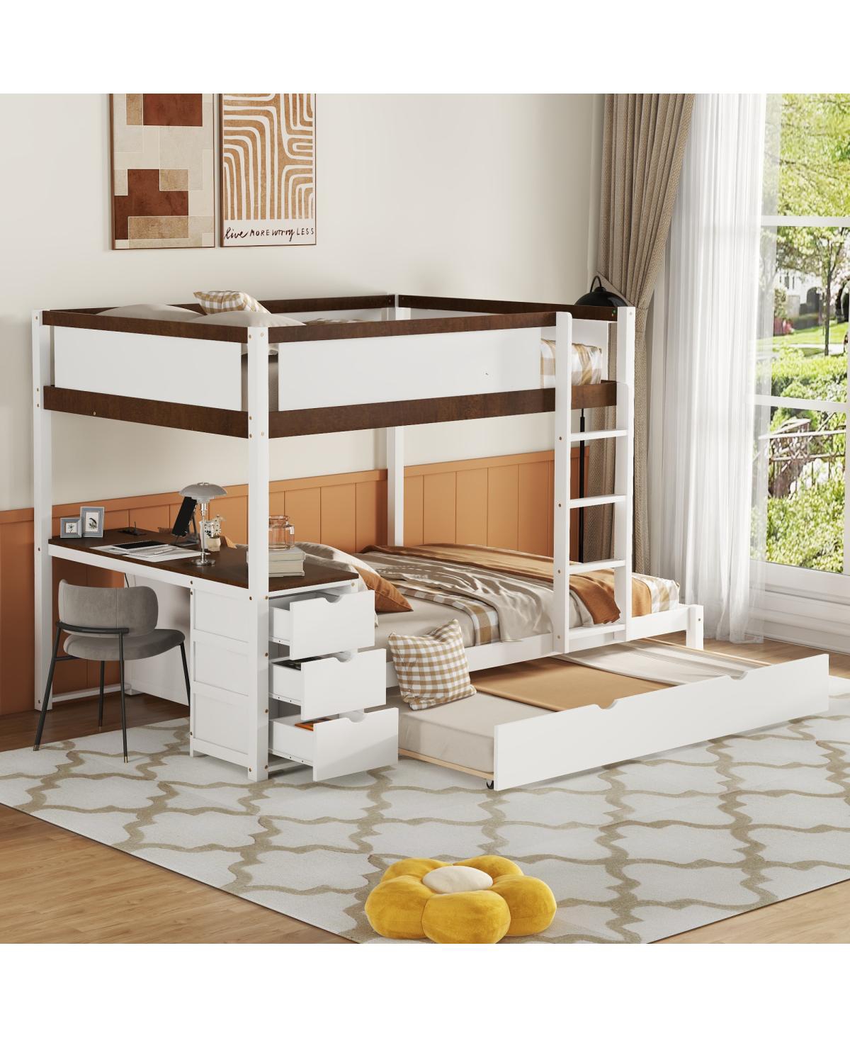 Click here for Streamdale Furniture Bunk Bed with Twin size Trund... prices