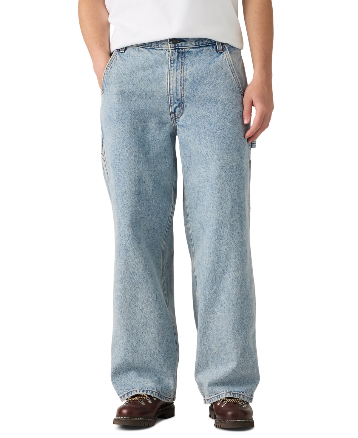 Click here for Levis Mens Baggy Utility Zip-Fly Jeans - Little Ba... prices