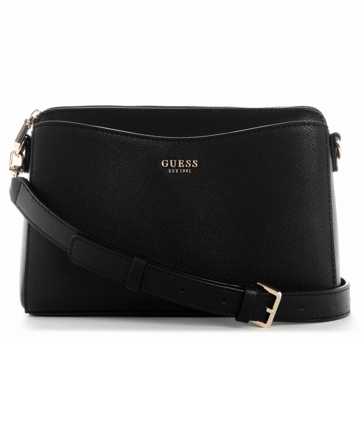 Click here for Guess Bethany Small Crossbody Handbag - Black prices