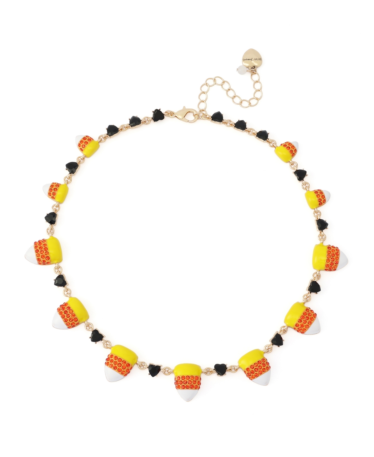 Click here for Betsey Johnson Faux-Stone Halloween Candy Corn Col... prices
