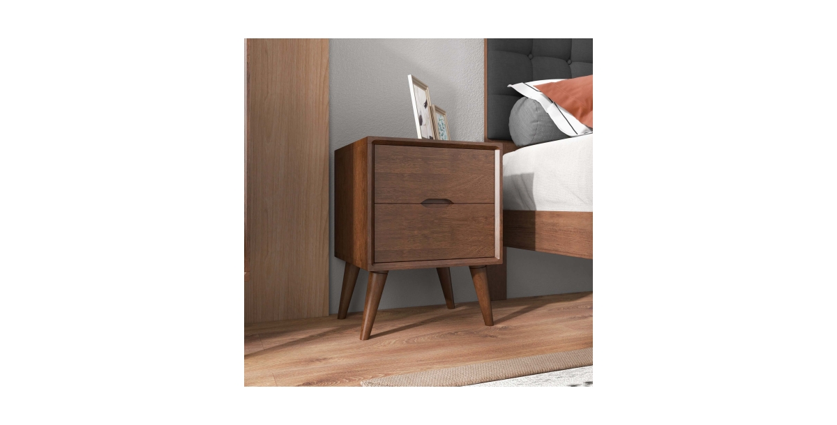Click here for Lucky One 24.8 Width Solid Wood Mid Century Nights... prices