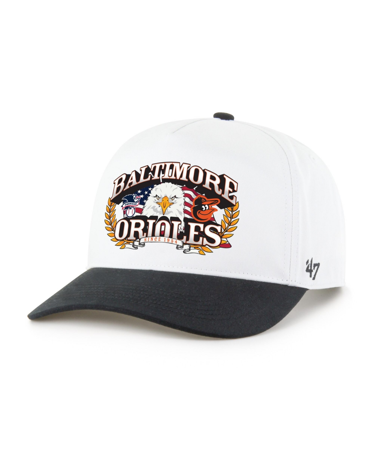 Click here for 47 Brand Mens White/Black Baltimore Orioles Americ... prices