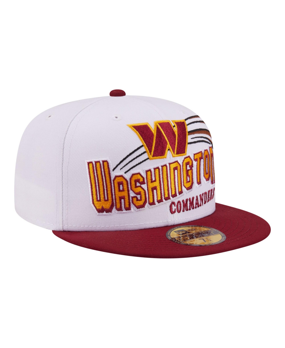 Click here for New Era Mens White/Burgundy Washington Commanders... prices