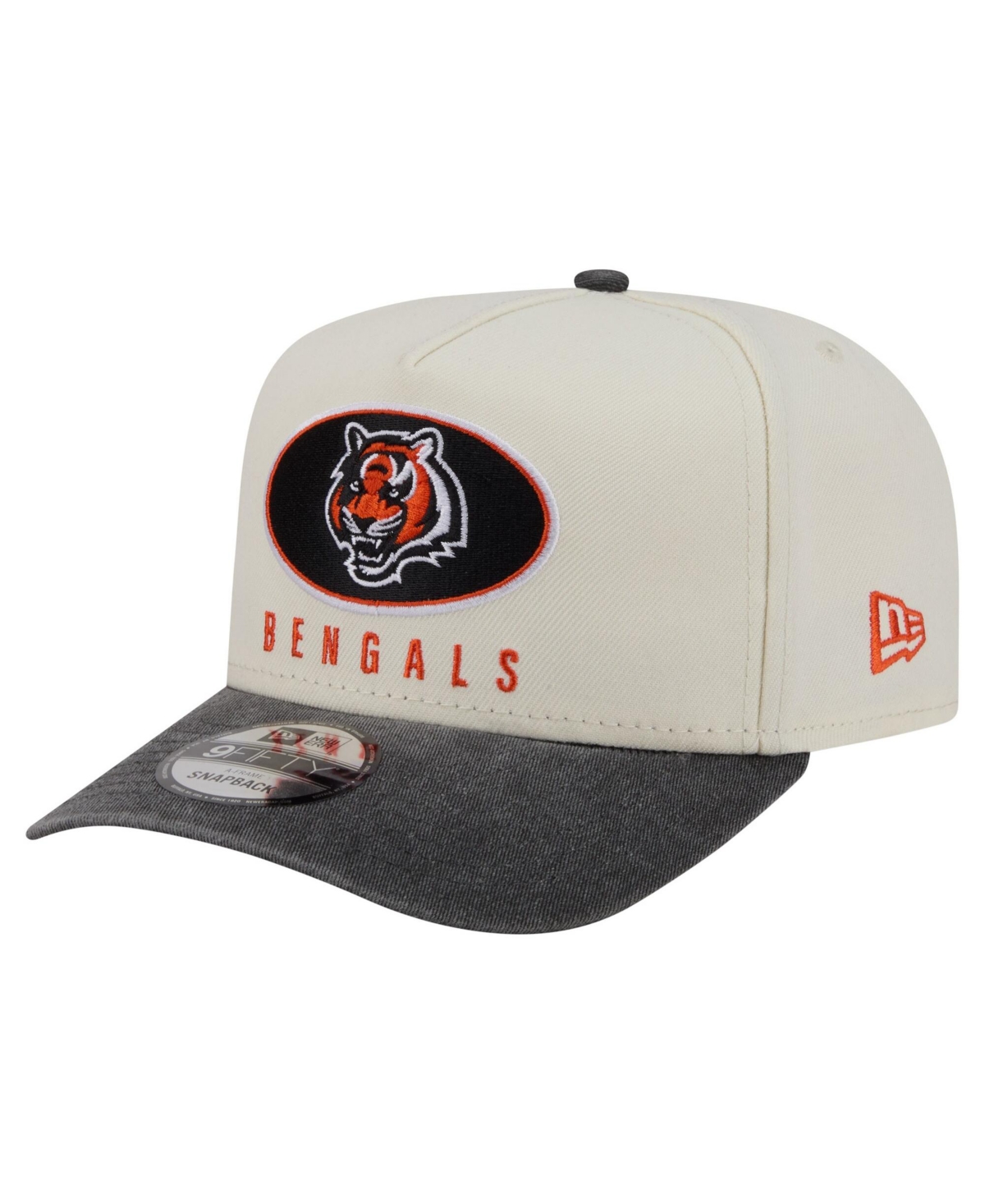 Click here for New Era Mens Cream/Black Cincinnati Bengals Washed... prices