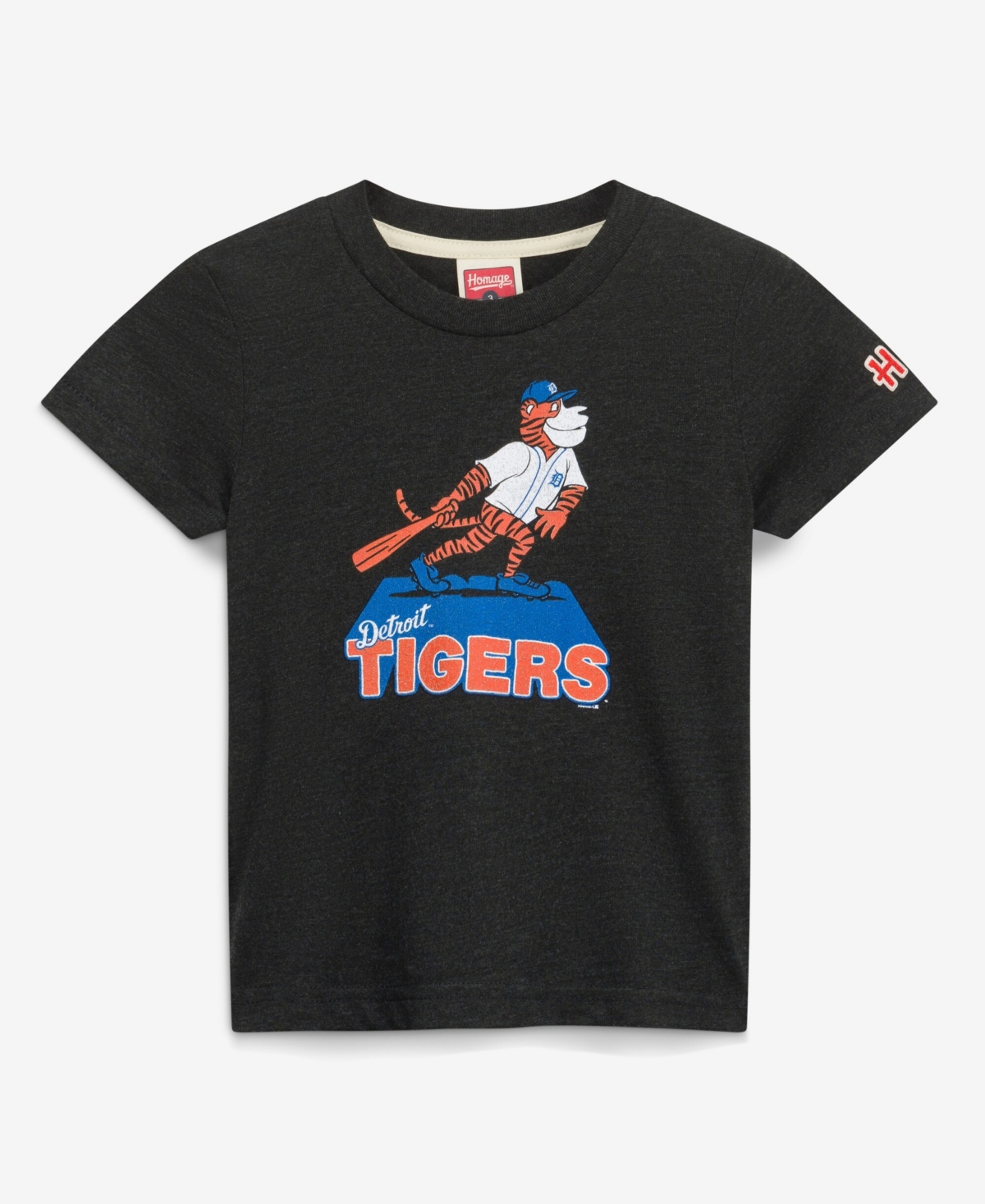 Click here for Homage Toddler Charcoal Detroit Tigers Mascot T-Sh... prices