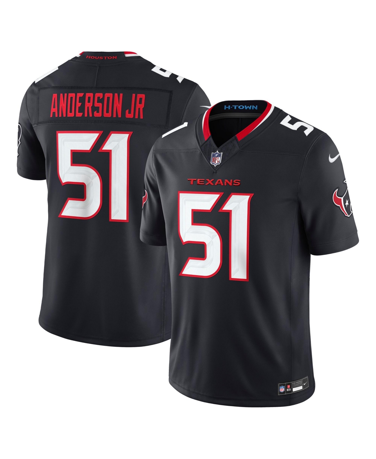 Click here for Nike Mens Will Anderson Jr. Navy Houston Texans Va... prices