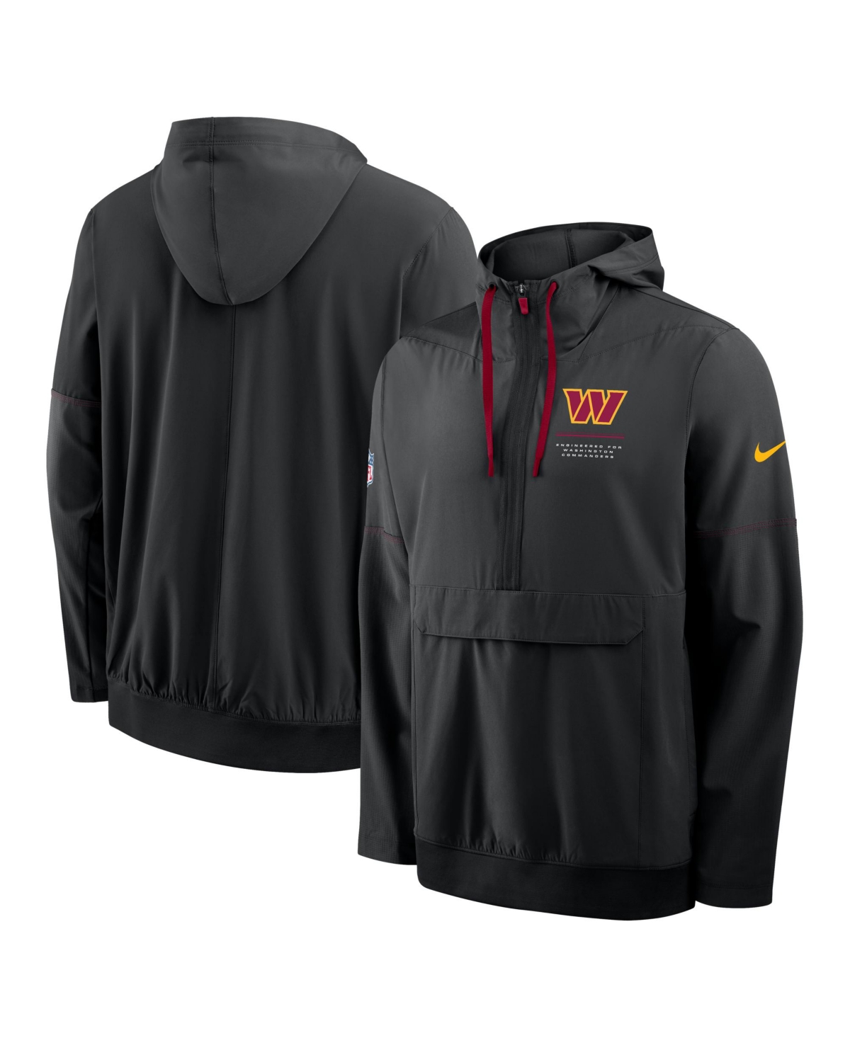 Click here for Nike Mens Black Washington Commanders Sideline Ano... prices