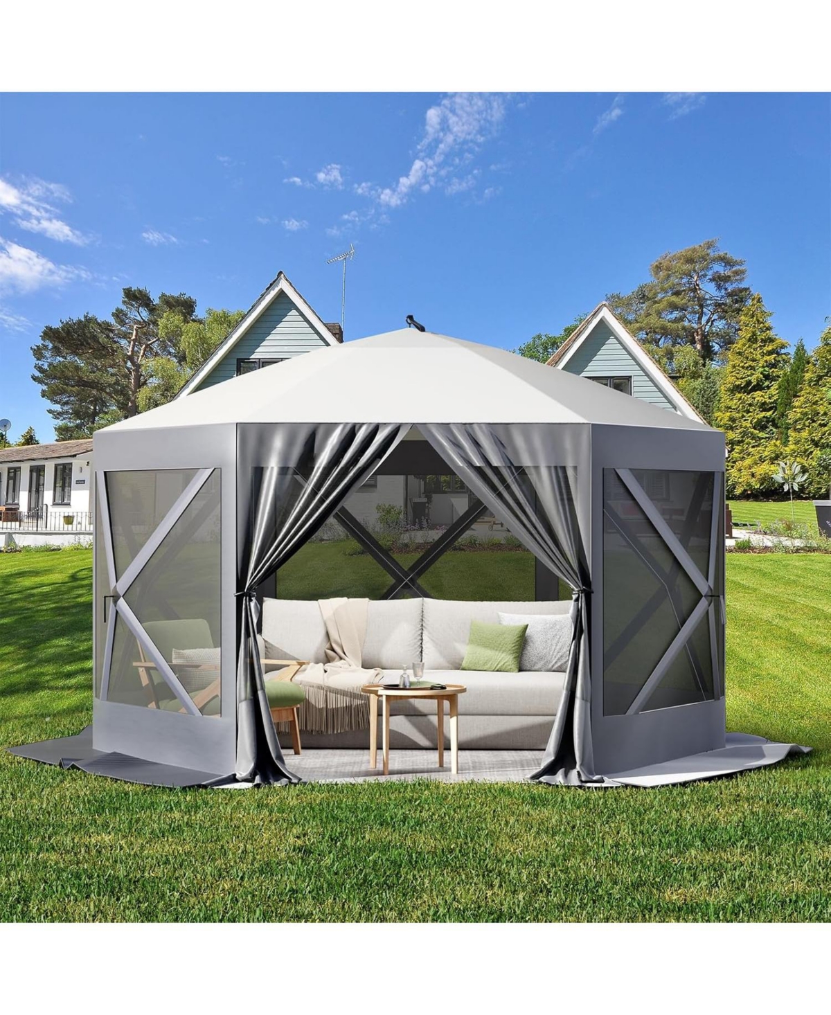 Click here for gaomon 10X10Feet Pop-Up Gazebos Outdoor Canopy Wat... prices