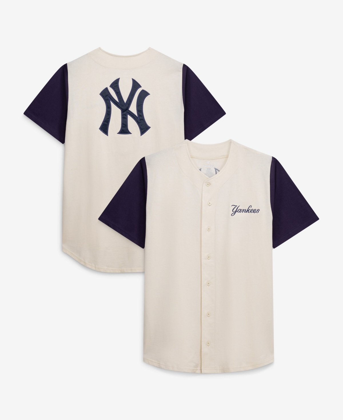 Click here for Fanatics Mens Cream New York Yankees Big & Tall Fu... prices