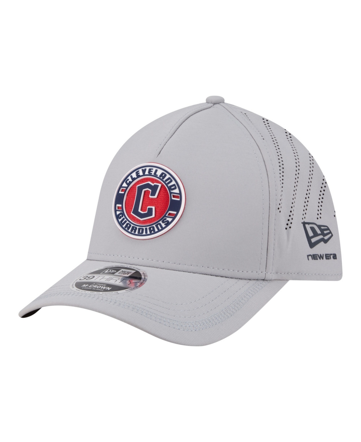 Click here for New Era Mens Gray Cleveland Guardians Patch 39THIR... prices