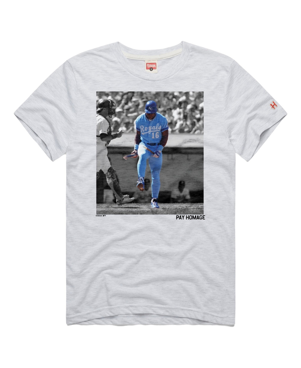 Click here for Homage Mens Bo Jackson Ash Kansas City Royals Coop... prices