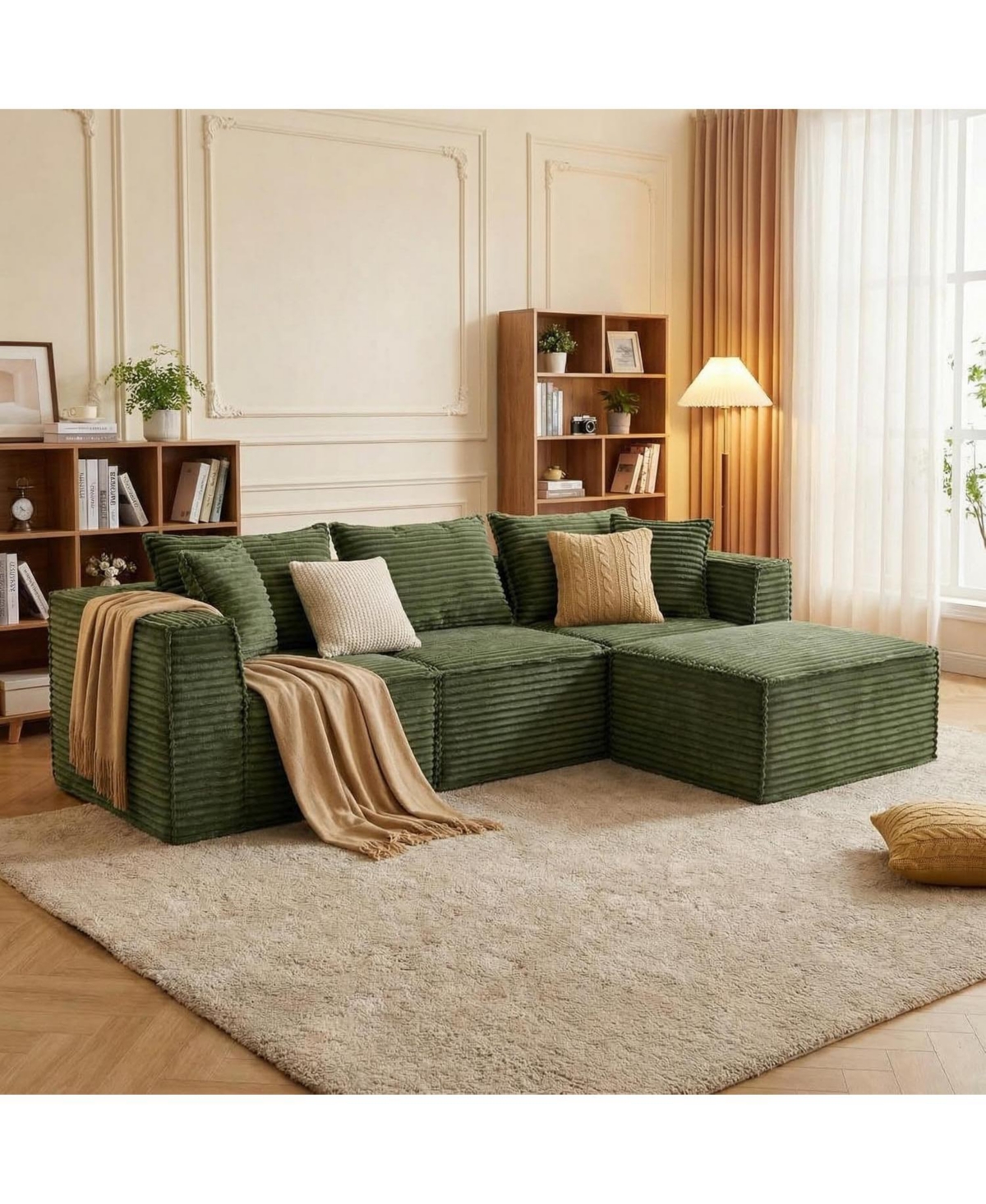Click here for gaomon Cloud Sectional Couch with Chaise  Modular... prices