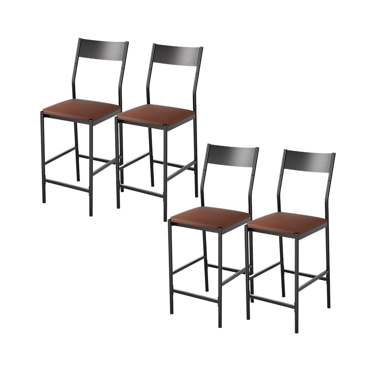 Click here for gaomon Bar Stools Set of 4  Modern Counter Height... prices