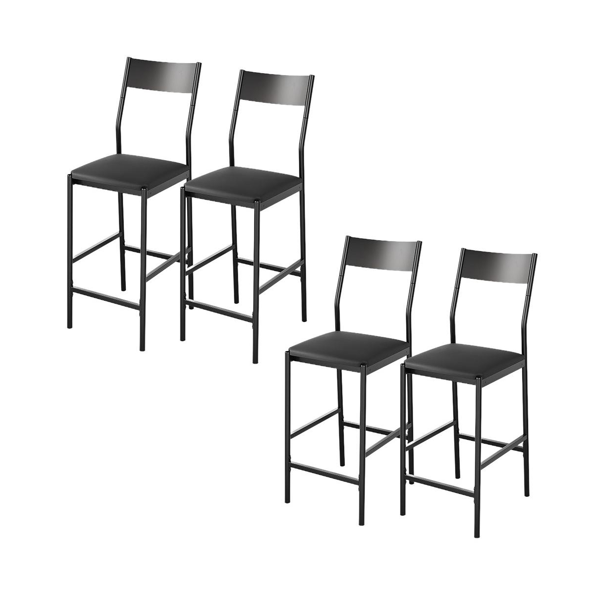 Click here for gaomon Bar Stools Set of 4  Modern Counter Height... prices