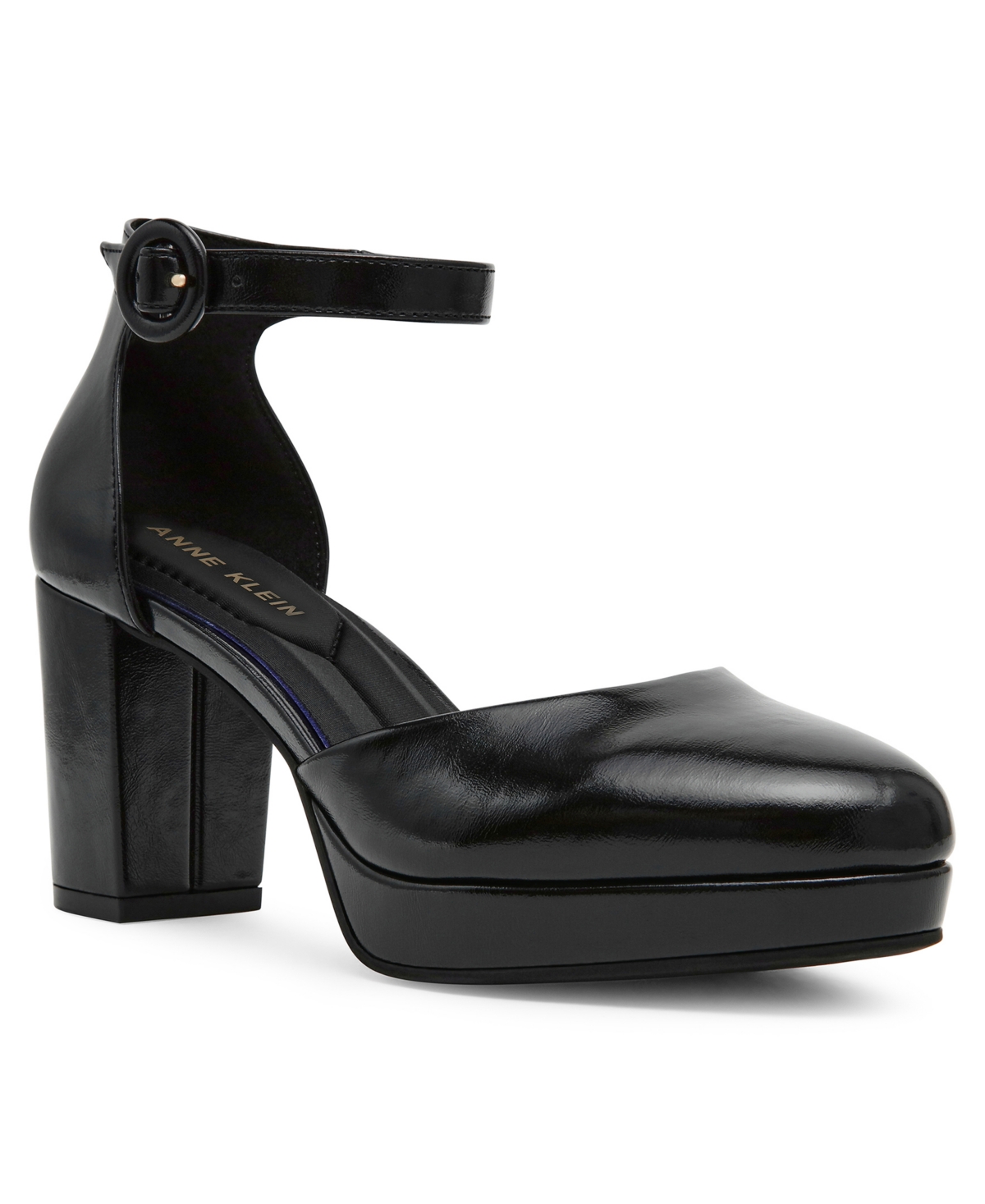 Click here for Anne Klein Womens Faith Block Heel Pumps - Black C... prices
