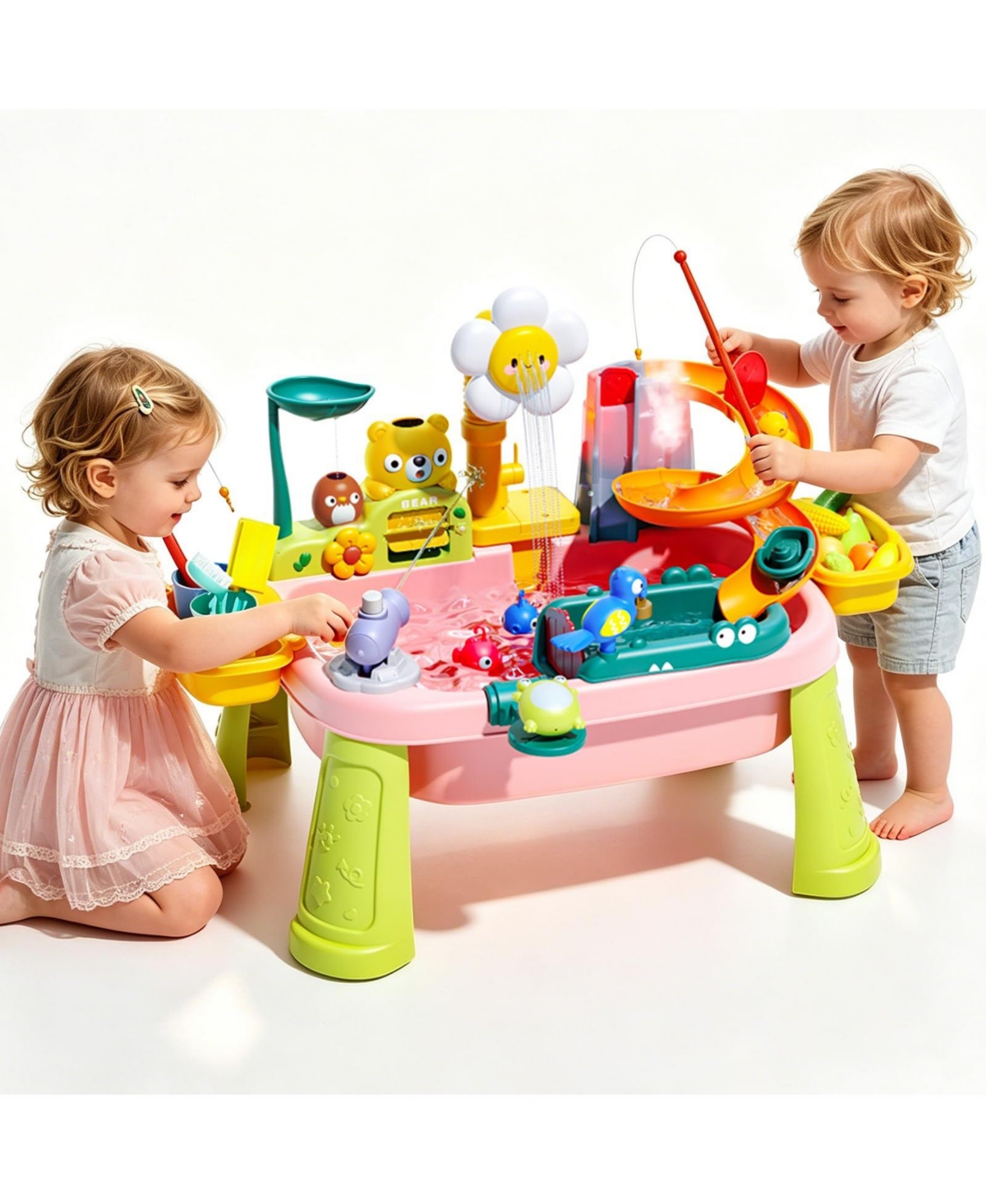 Click here for Gnuadz Kids Water Table Pump Kitchen Sink Fishing... prices