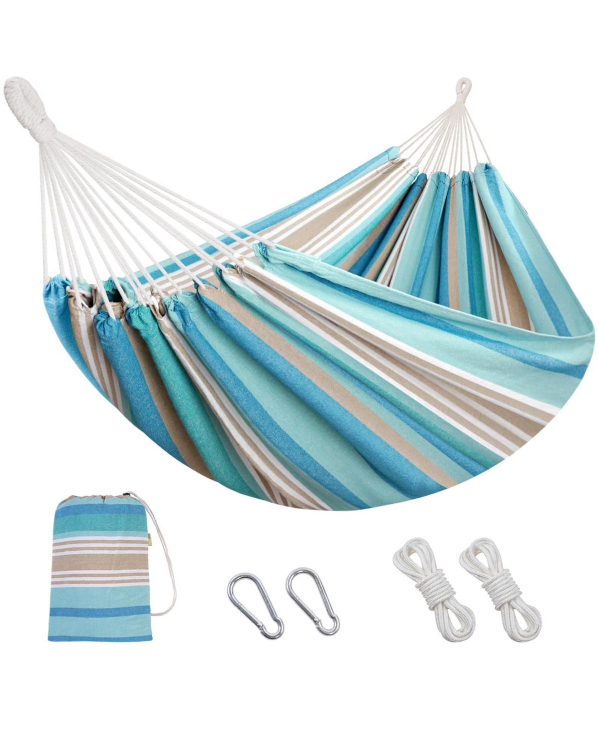 Click here for Aofar 2-Person Hammock with Tree Straps Brazilian... prices