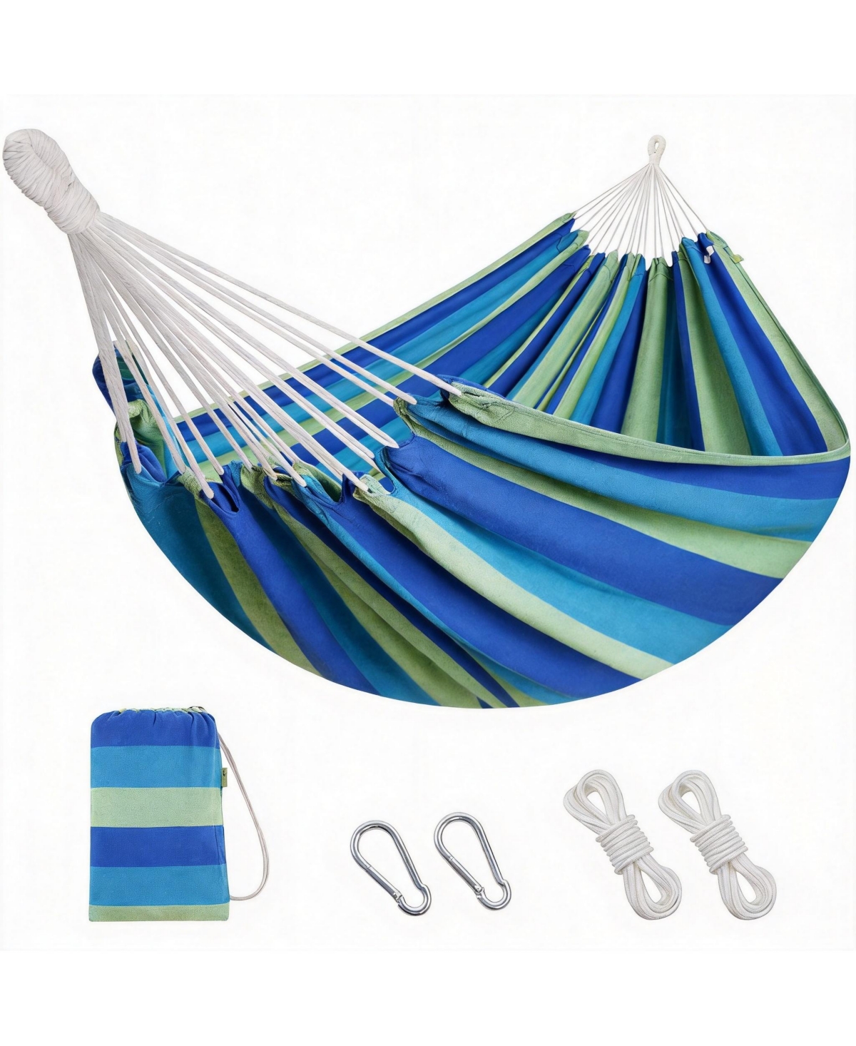 Click here for Aofar 2-Person Hammock with Tree Straps Brazilian... prices