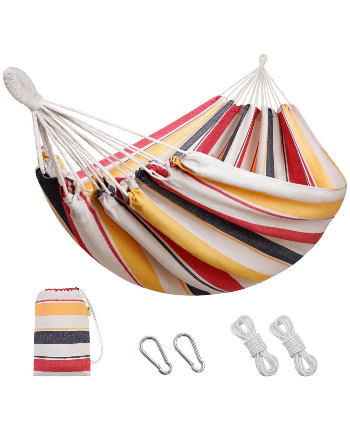 Click here for Aofar 2-Person Hammock with Tree Straps Brazilian... prices
