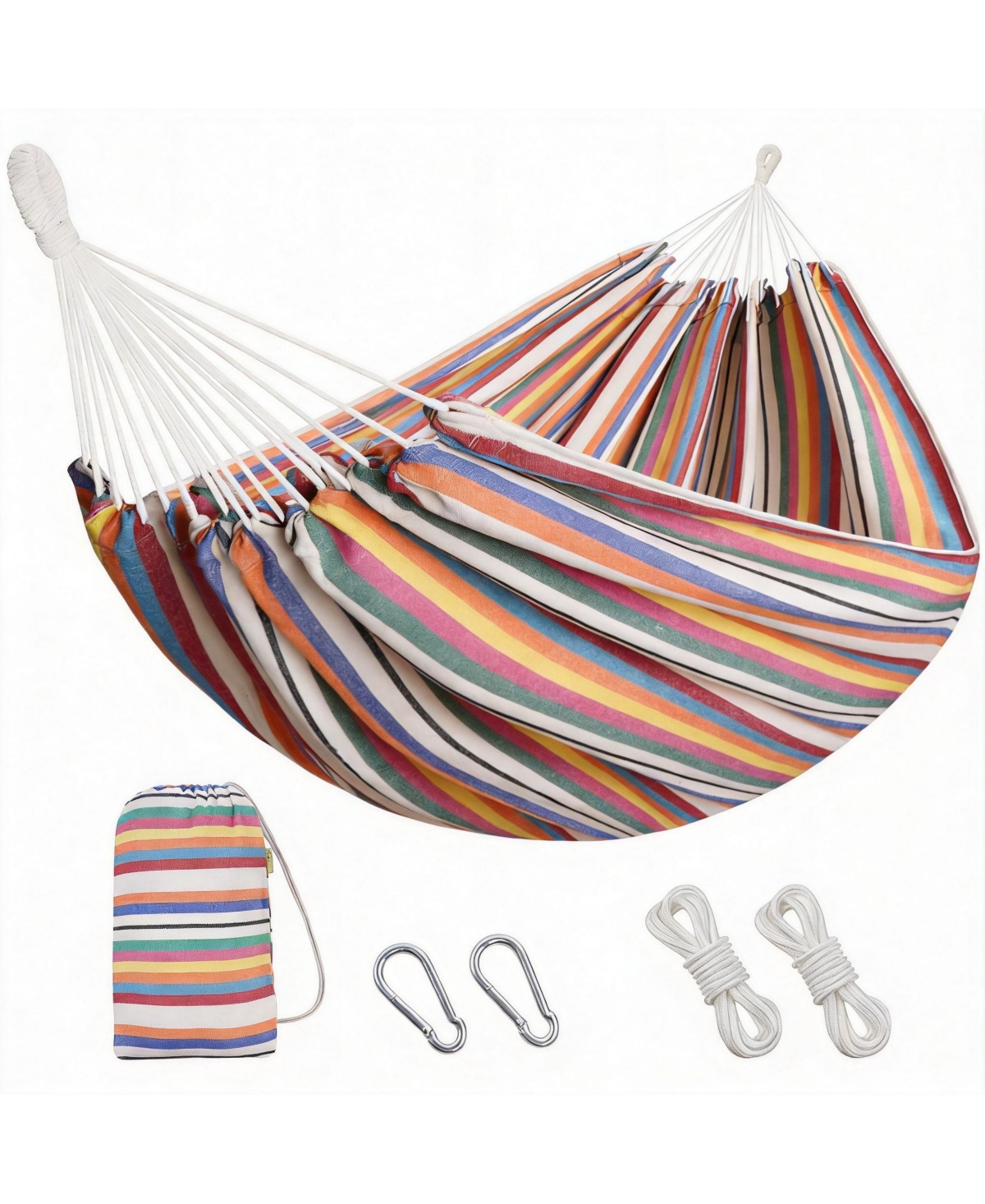 Click here for Aofar 2-Person Hammock with Tree Straps Brazilian... prices