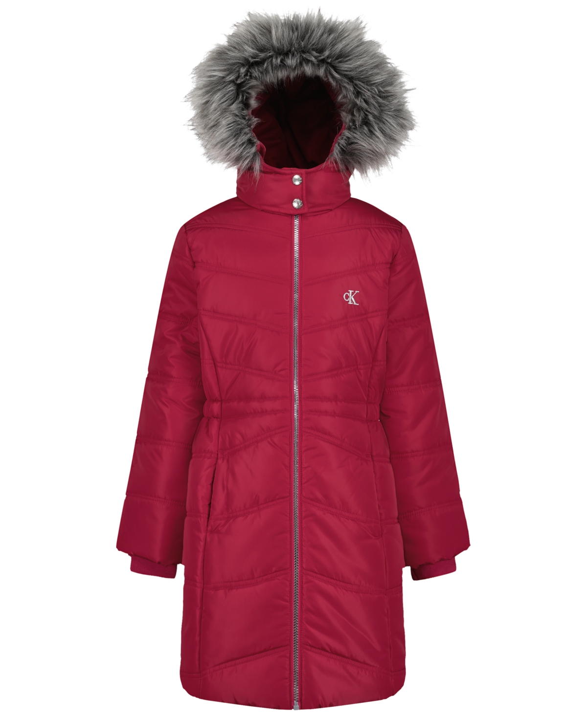 Click here for Calvin Klein Girls 7-16 Aerial Puffer Jacket - San... prices