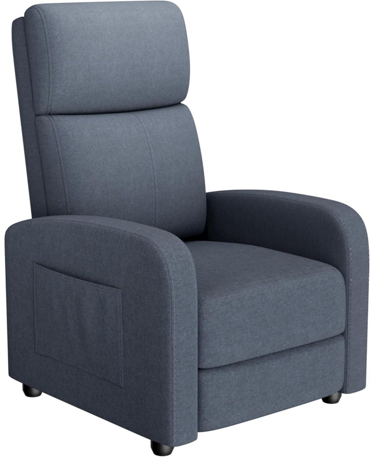 Click here for gaomon Linen Fabric Manual Recliner Chair  with Si... prices