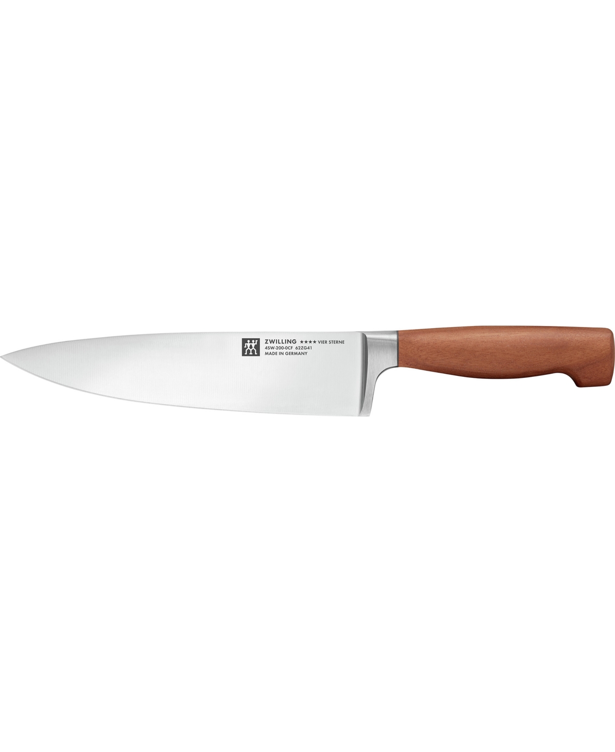 Click here for Zwilling Four Star Wood 8 Chefs Knife - Silver  Br... prices
