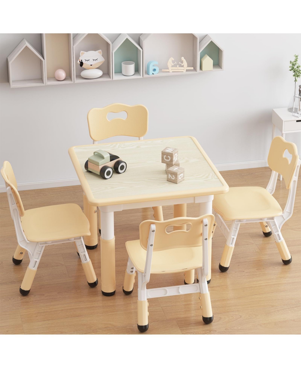 Click here for Gaomon Kids Table and 4 Chairs Set with Graffiti D... prices