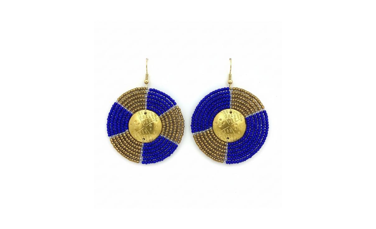 Click here for Kendi Amani Sanaa African Beaded Earrings - Handcr... prices