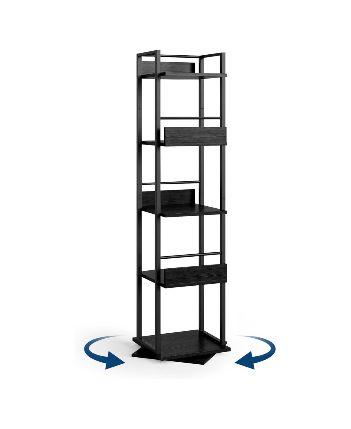Click here for gaomon 5-Tier Rotating Corner Bookshelf Industrial... prices