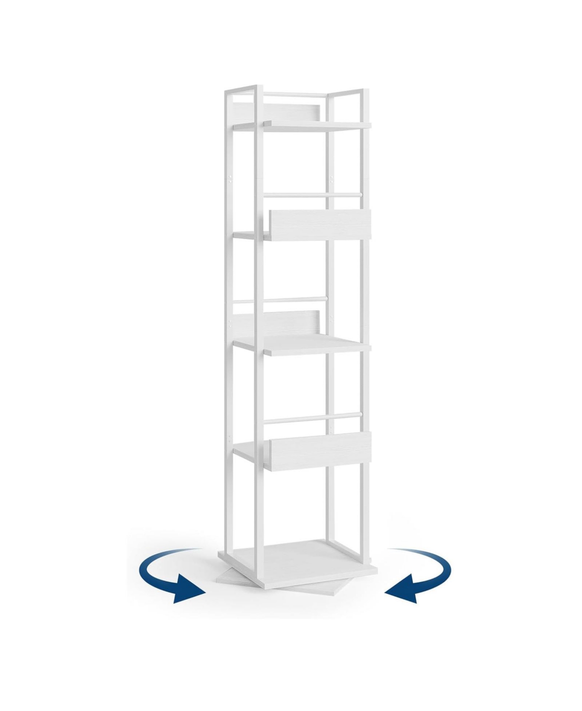 Click here for gaomon 5-Tier Rotating Corner Bookshelf Industrial... prices