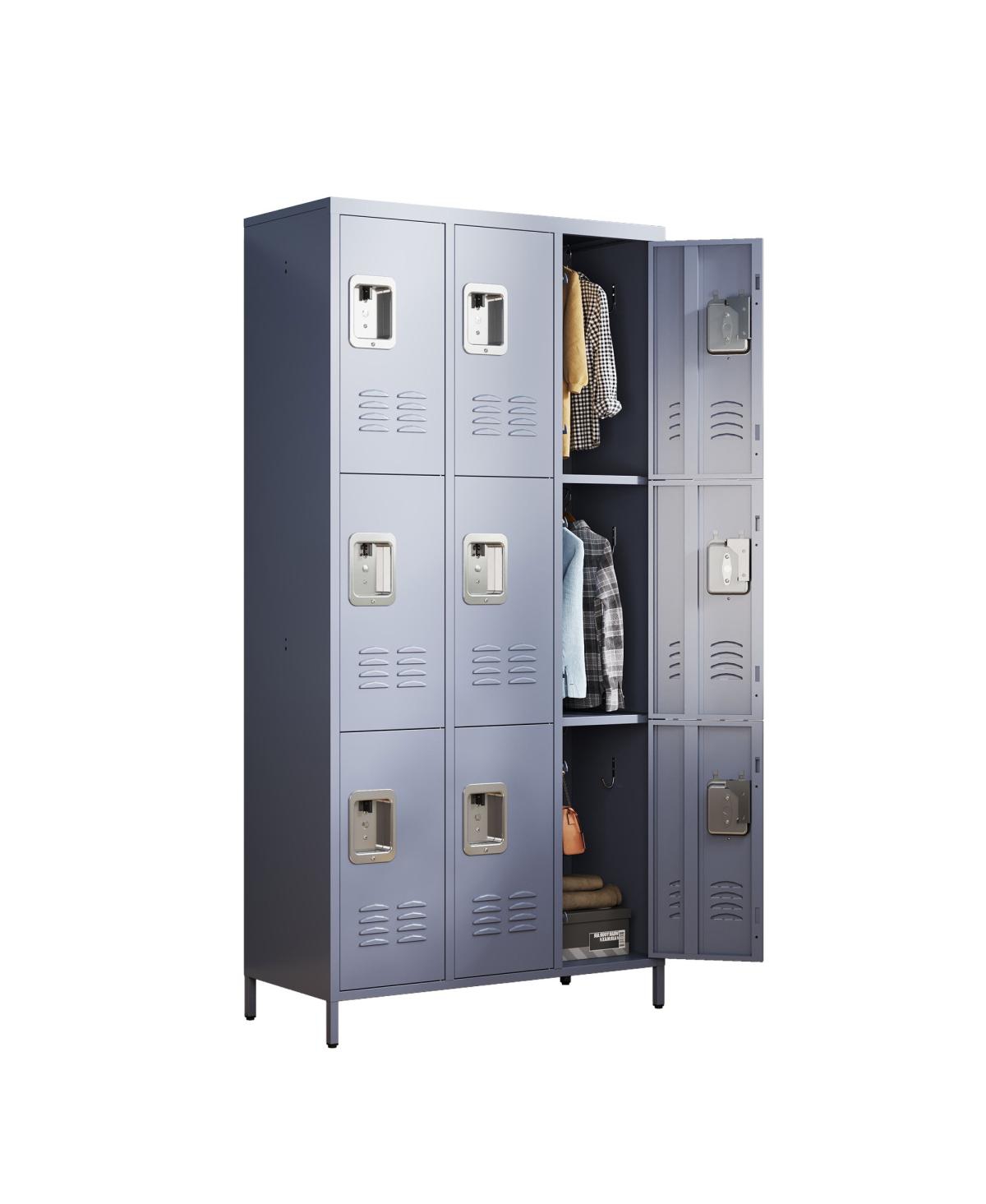 Click here for Streamdale Furniture 9-Door 72H Metal Storage Lock... prices