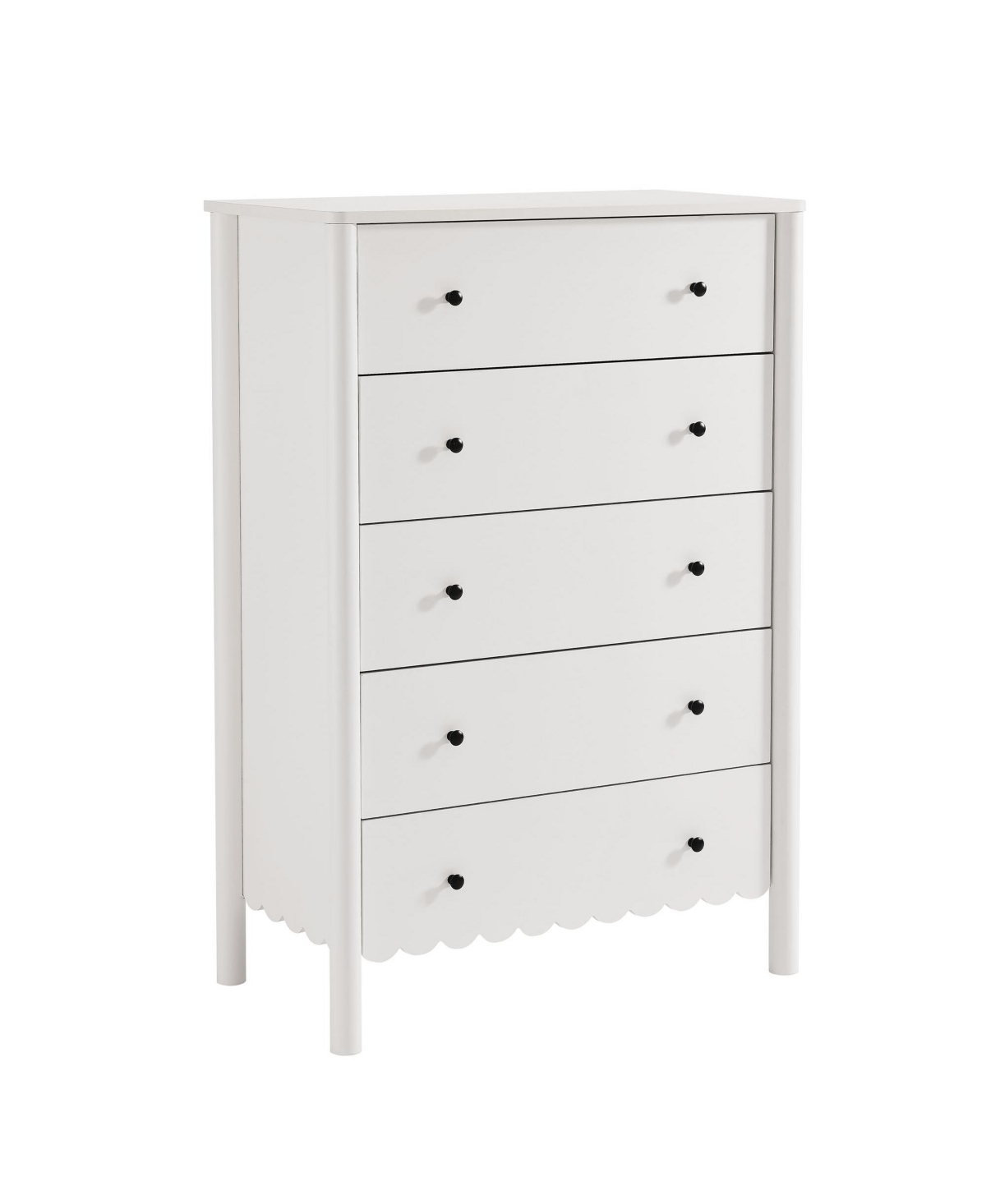 Click here for Modway Emmeline Scalloped 5-Drawer Chest - White prices