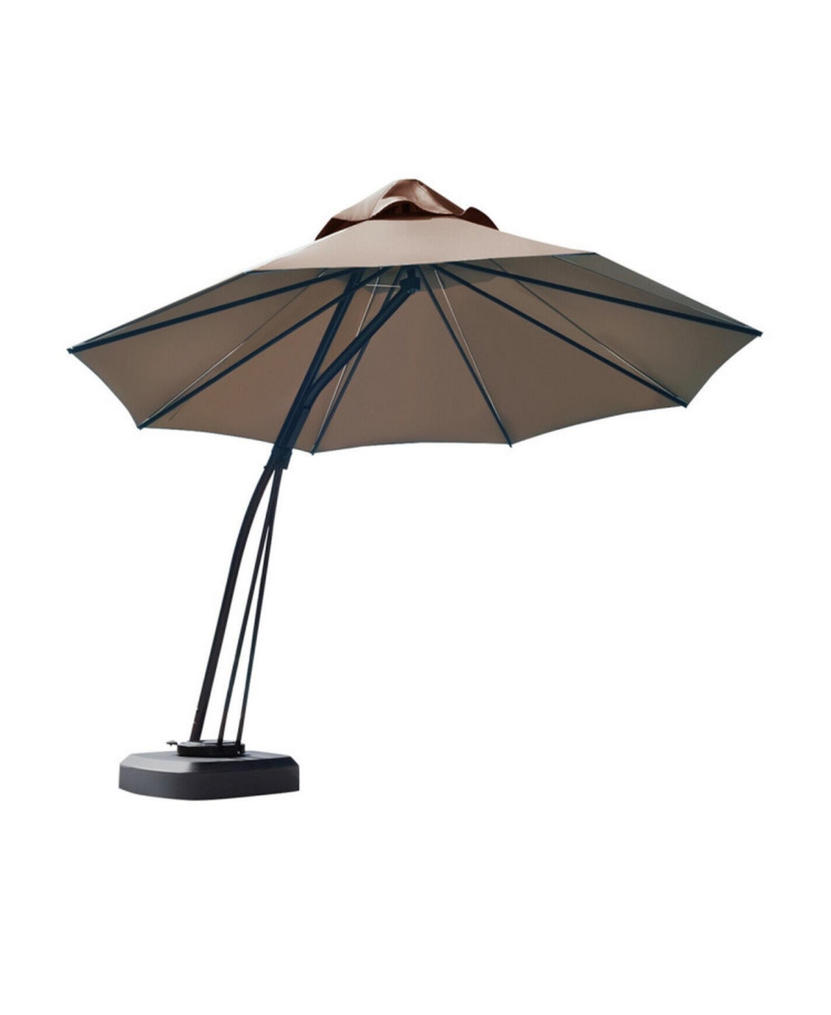 Click here for Sugift 11 Feet Outdoor Cantilever Hanging Umbrella... prices
