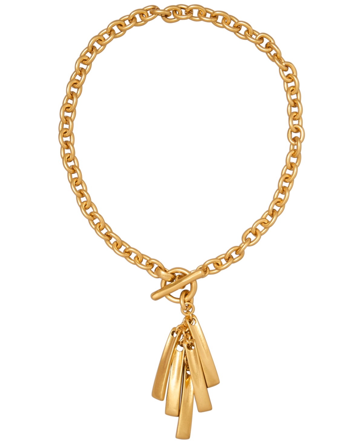 Click here for Donna Karan New York Gold-Tone Movement Pendant Ne... prices