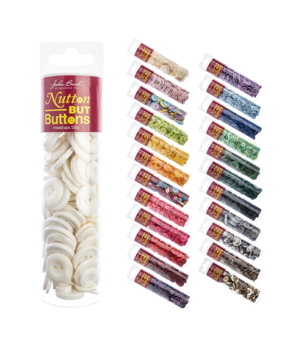 Click here for John Bead Nutton but Buttons Mixed Sizes for Diy C... prices