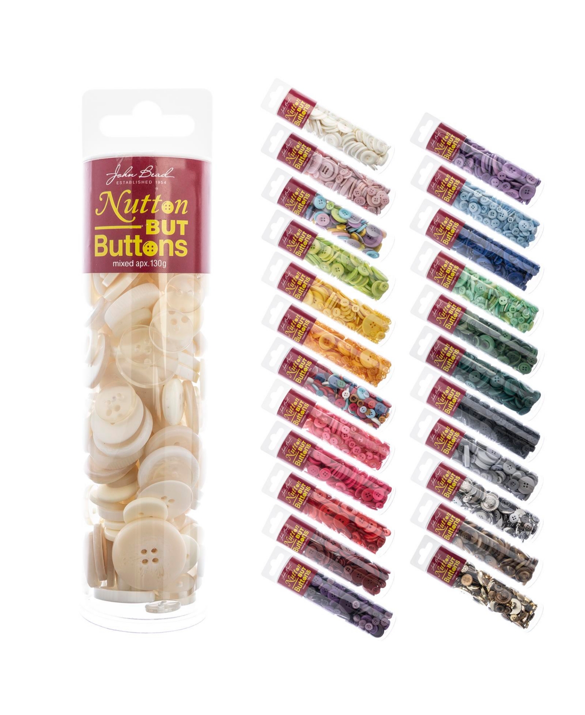 Click here for John Bead Nutton but Buttons Mixed Sizes for Diy C... prices