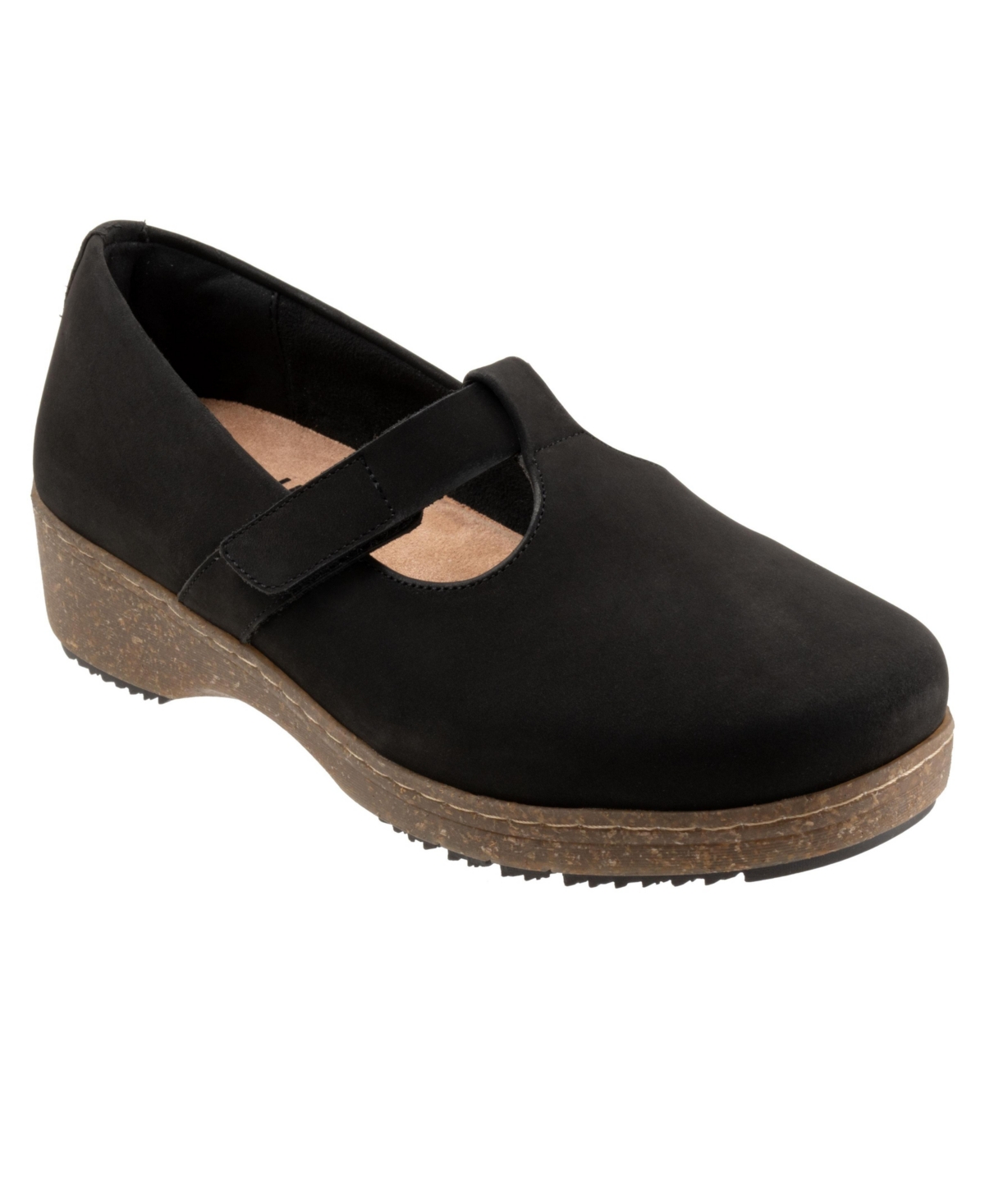 Click here for Softwalk Womens Atlanta Clog - Black nubuck prices