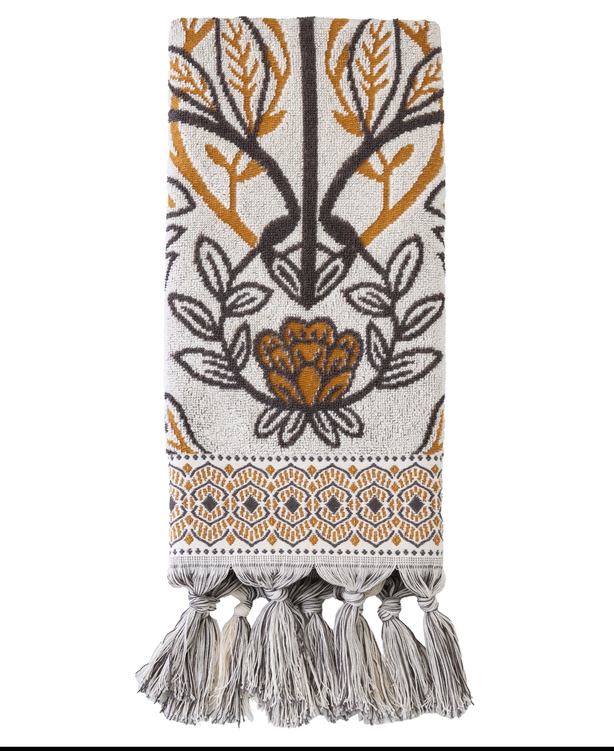Click here for Skl Home Isla Jacquard Hand Towel  20 x 30 - Natur... prices