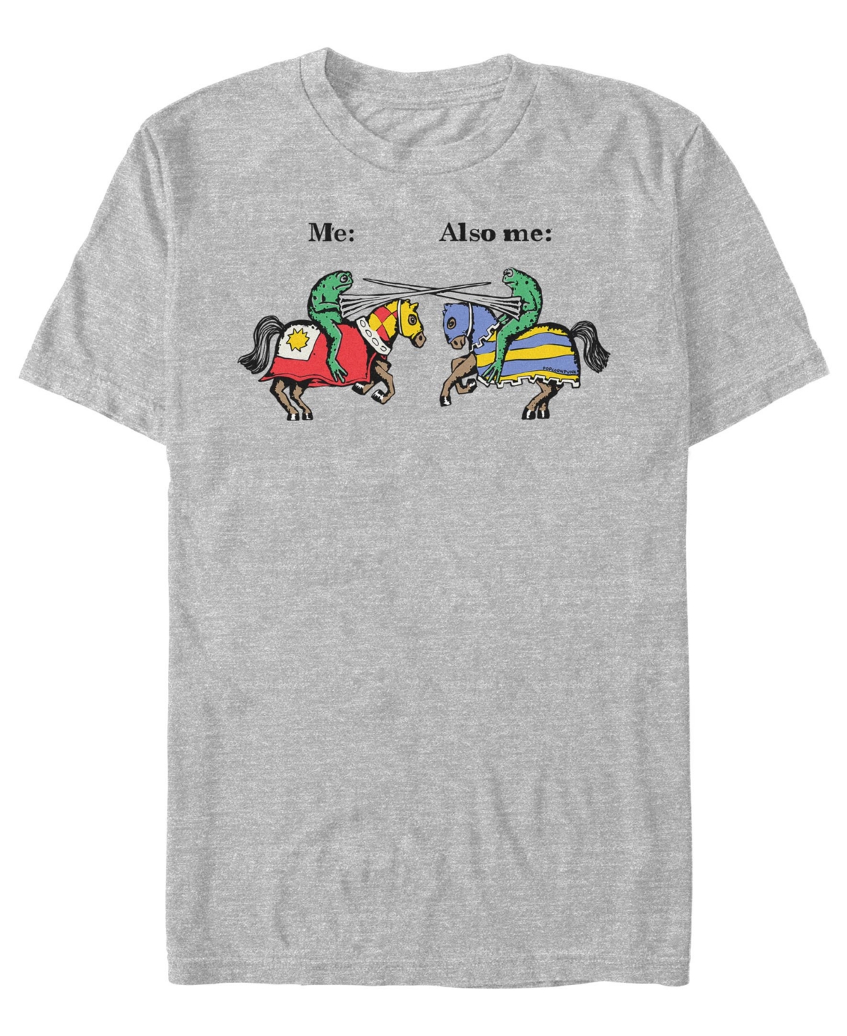 Click here for Fifth Sun MensÂ Threadless Tier 2 Jousting Frog T-... prices